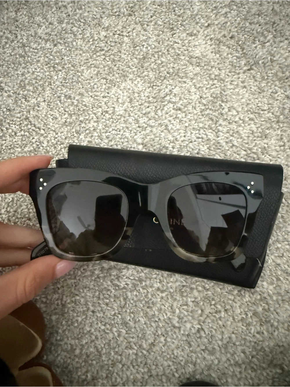 Celine | Accessories | Celine Black Gradient Square Sunglasses | Poshmark